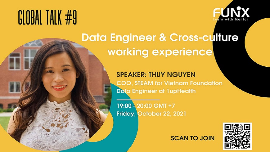 Global Talk: Nghề Kỹ sư Dữ liệu và kinh nghiệm làm việc quốc tế