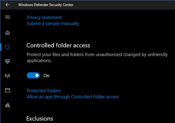 Windows-Defender-Controlled-Folder-Access | Học trực tuyến CNTT, học ...