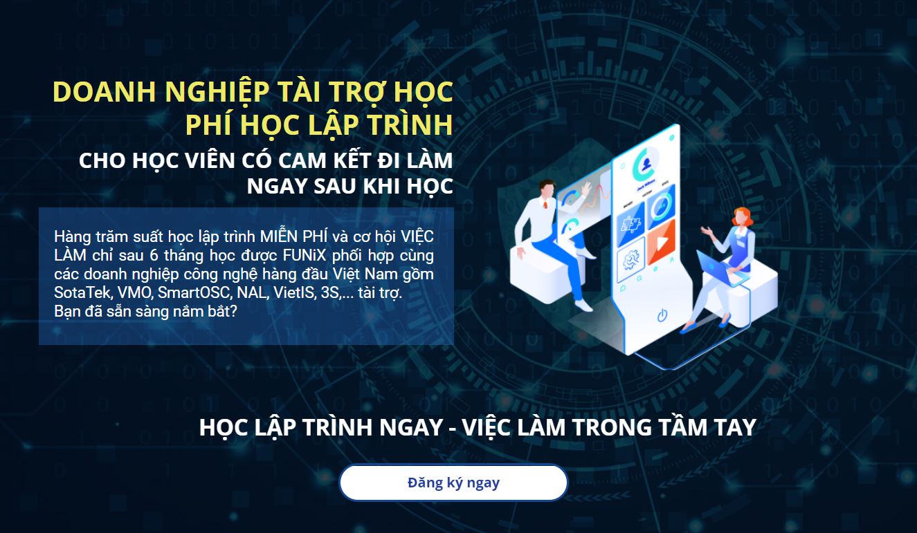 funix-khoa-hoc-lap-trinh-30M | Học trực tuyến CNTT, học lập trình từ cơ bản đến nâng cao