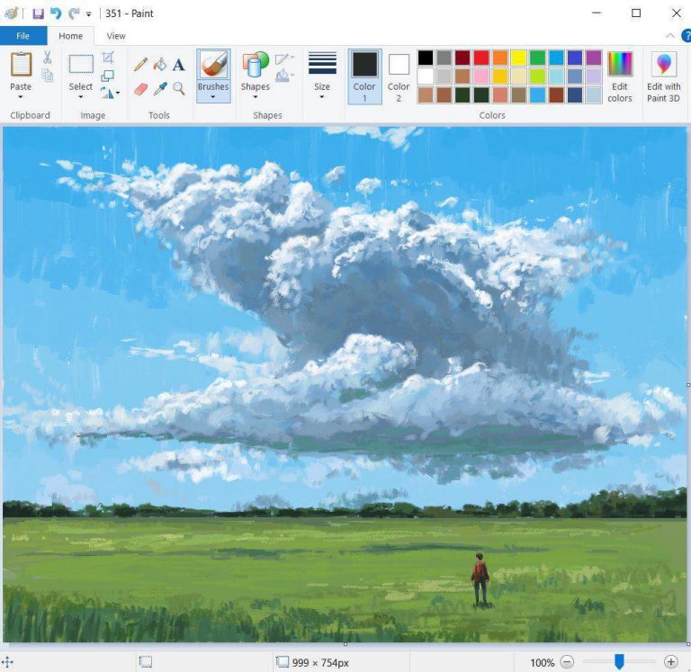 Ứng dụng Paint trên Microsoft và những siêu phẩm khiến bạn phải trầm trồ