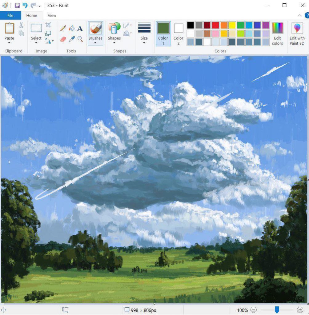 Ứng dụng Paint trên Microsoft và những siêu phẩm khiến bạn phải trầm trồ