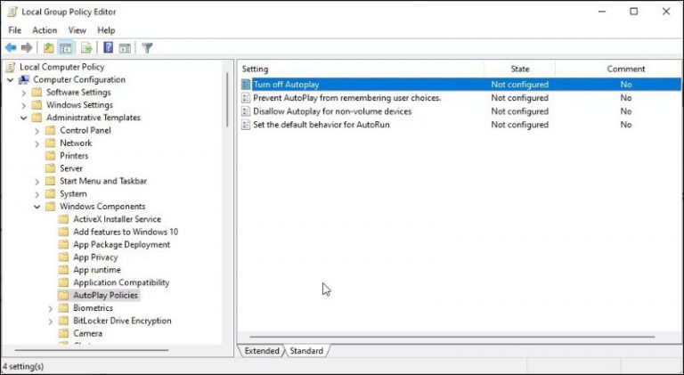 Cách tắt tính năng AutoPlay (tự động phát) trong Windows 10 và 11