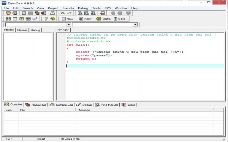 Lập trình game trên Dev C++ đơn giản cho người mới