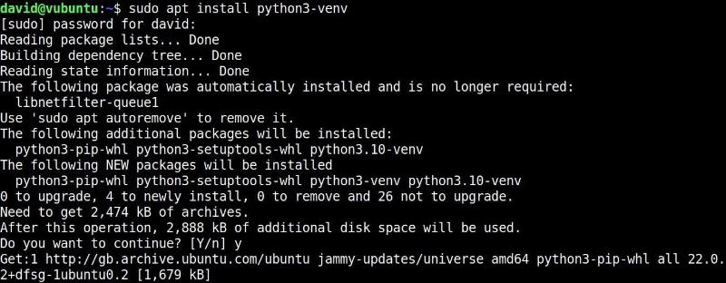 Hướng dẫn cách tạo môi trường ảo Python trên Ubuntu