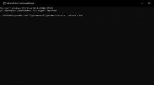 Cách đặt lại thư mục SoftwareDistribution và Catroot2 trên Windows 11