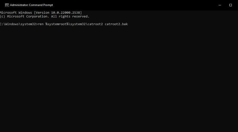 Cách đặt lại thư mục SoftwareDistribution và Catroot2 trên Windows 11