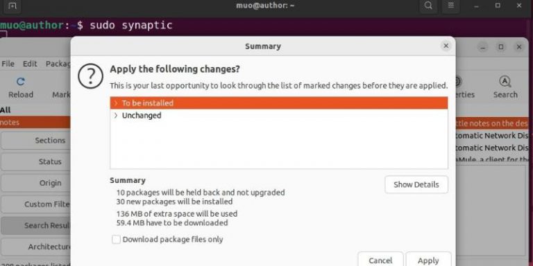 Cách cài đặt Trình quản lý gói Synaptic trên Ubuntu