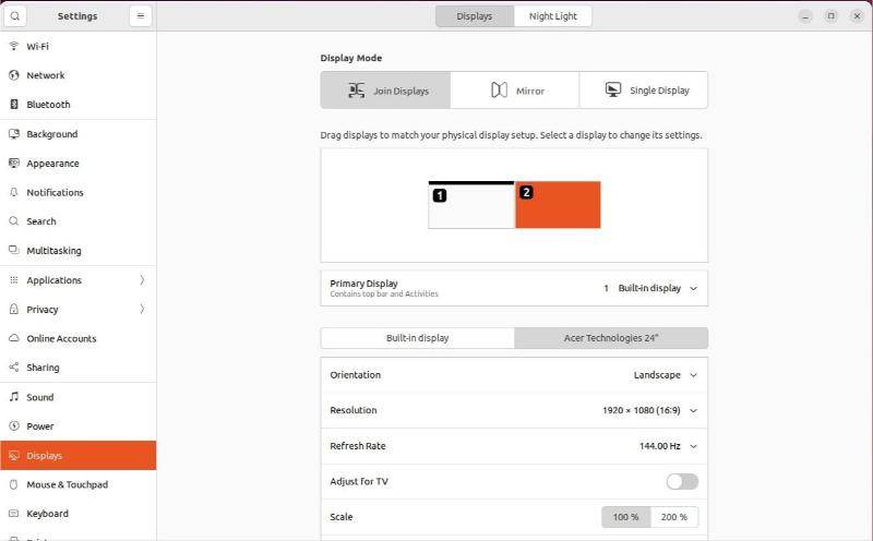 Hướng dẫn cách sử dụng nhiều màn hình ngoài trong Ubuntu