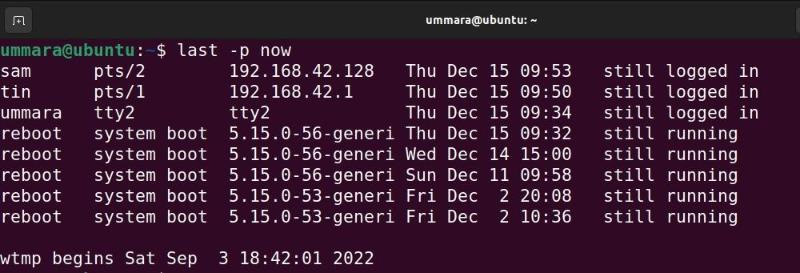 Cách liệt kê người dùng đang đăng nhập trên Linux
