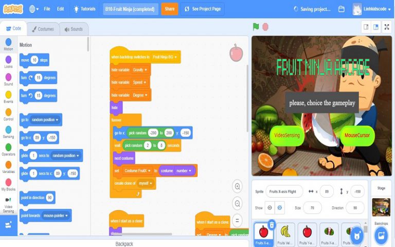 Hướng dẫn cách lập trình game Scratch chi tiết nhất