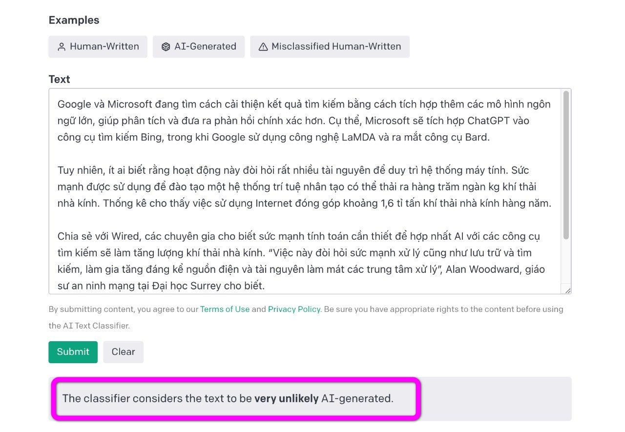 ai-text-classifier-openai | Học trực tuyến CNTT, học lập trình từ cơ bản đến nâng cao